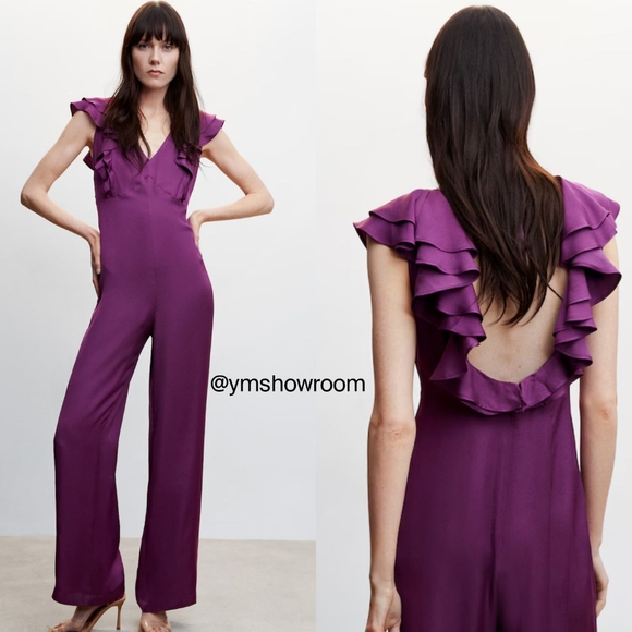Mango | Pants & Jumpsuits | Mango Lia Jumpsuit | Poshmark